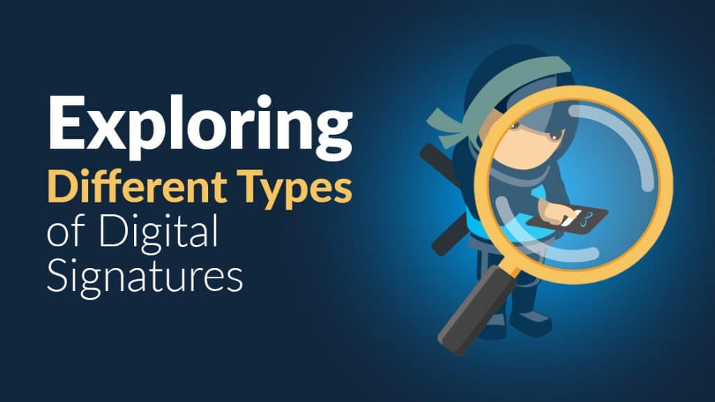 Types of Digital Signatures: AES, QES, SES - SigniFlow ® - News and ...